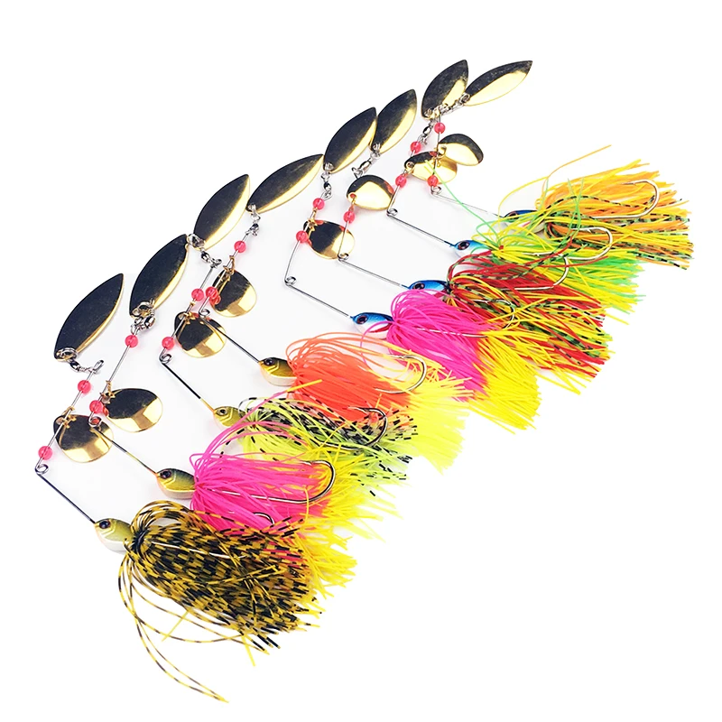 Versatile Spinnerbait Lure Kit - 8pcs Superior Tackle For All Fishing ...