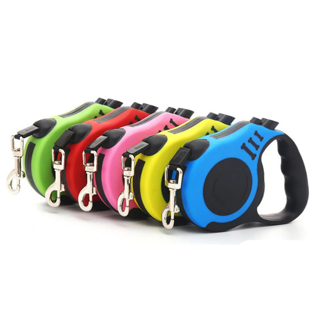 3M 5M Dog Leash Automatic Retractable Durable Nylon Walking Running ...
