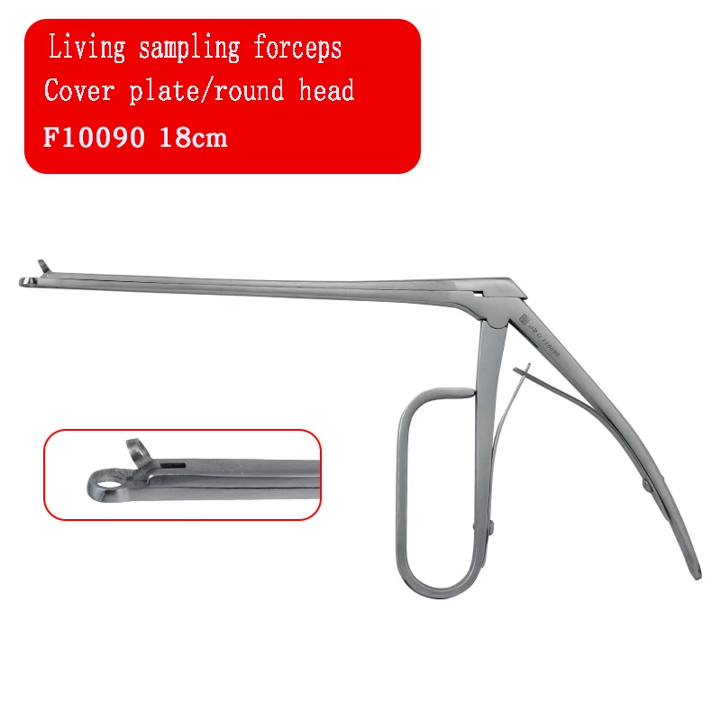 Cervical-stainless-steel-live-sampling-forceps-with-round-head-and-long ...