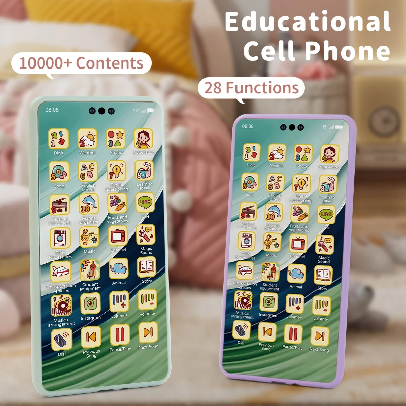 Toy-Cell-Phone-Educational-Toys-Children-Simulation-Phone-Toy-Phone ...