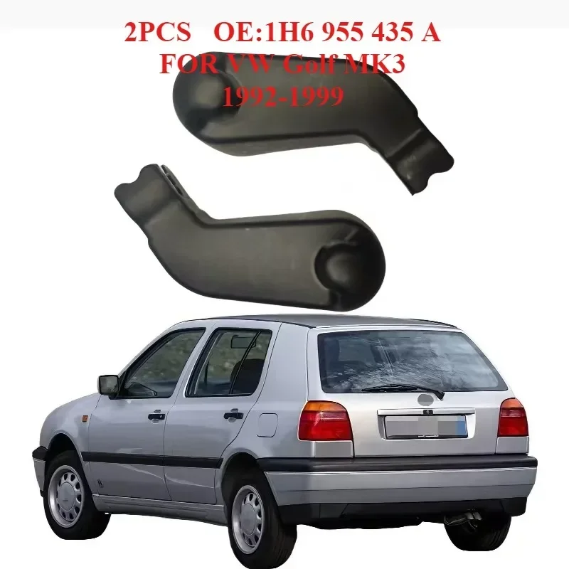 2Pcs Car Windscreen Wipers Parts Rear Wiper Arm Cover Cap #1H6955435A ...