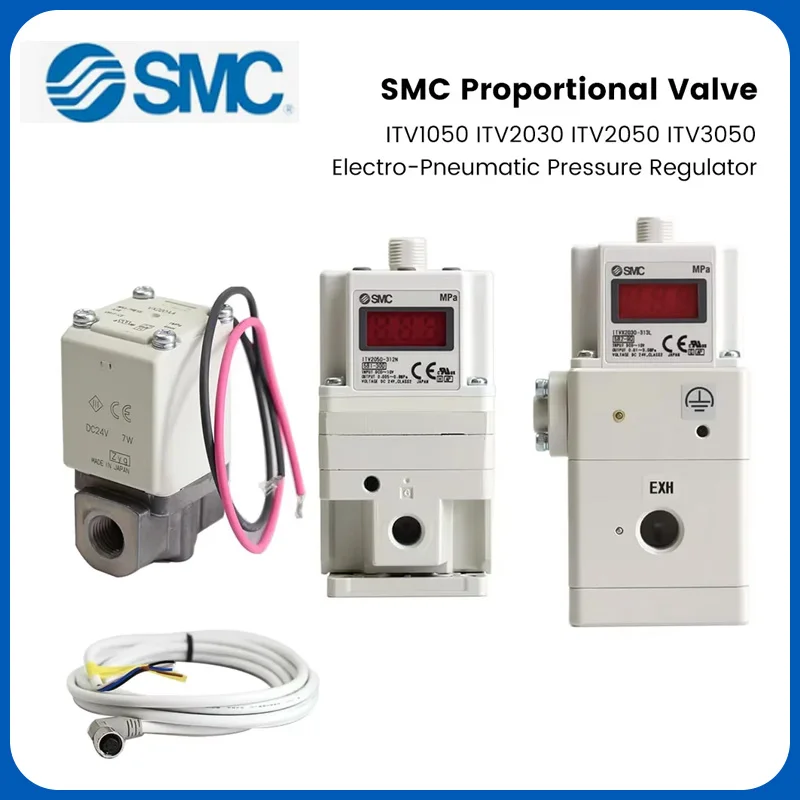 SMC-Proportional-Valve-ITV1050-ITV2030-ITV2050-ITV3050-Series-Electro ...