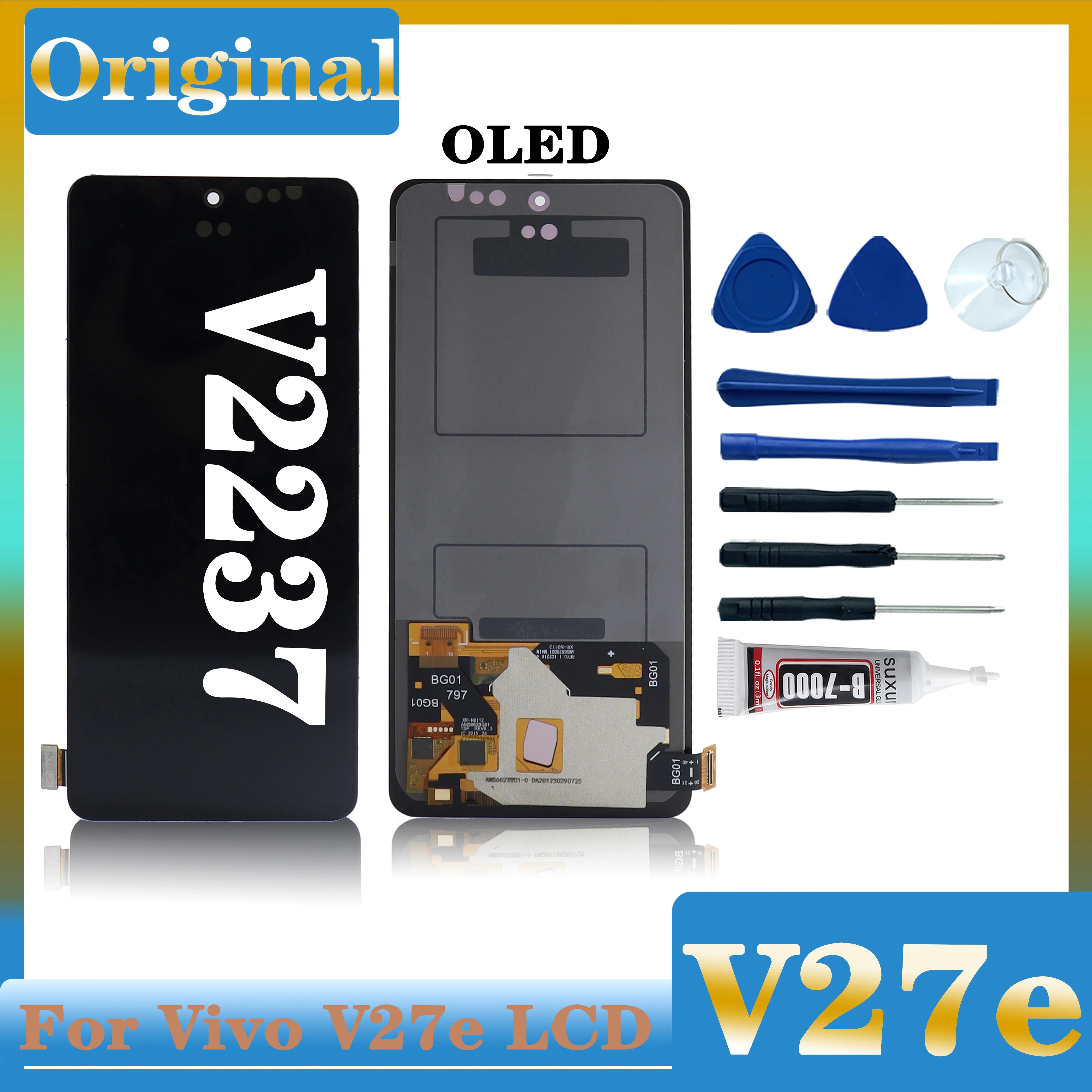 Pantalla-LCD-AMOLED-de-6-62-pulgadas-para-Vivo-V27E-repuesto-de-montaje ...