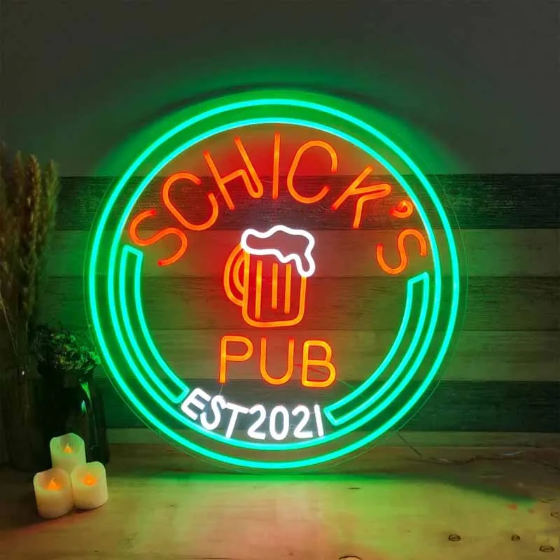 Patrick Beer Lighted Signs