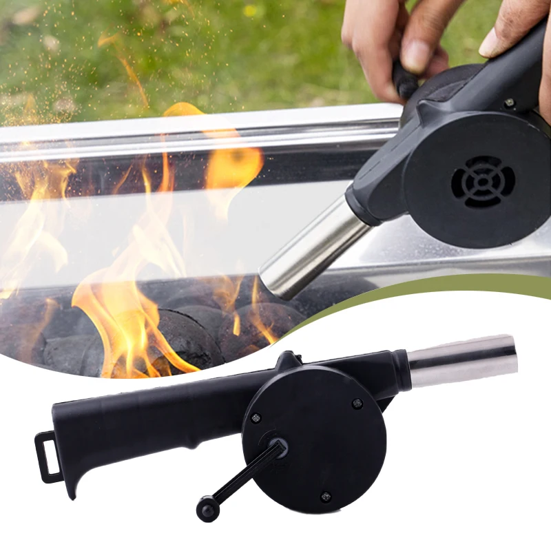 Barbecue-Hand-Blower-Outdoor-Portable-Barbecue-Fan-Hand-crank-Air ...