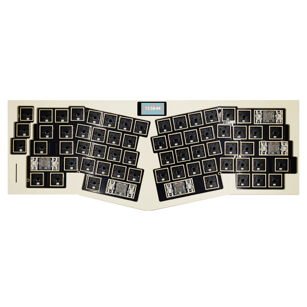 Colorful CNC Aluminum Shell Alice Mechanical Keyboard With Digital ...