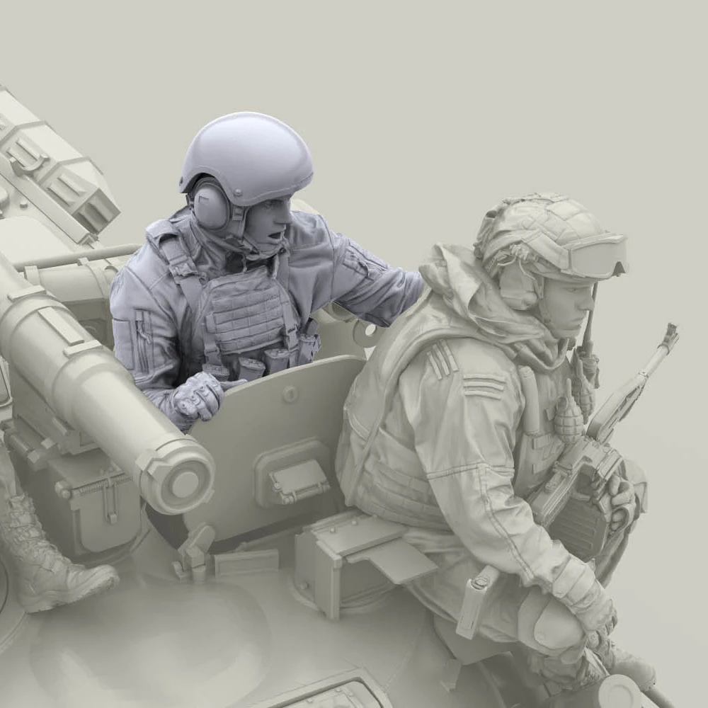 1/35 Modern Soldier of the Russian Army Tanker, Resin Model figure ...