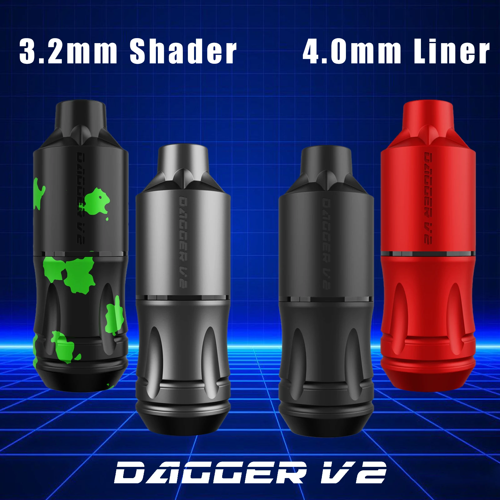 EZ-Dagger-V2-SMP-Cartridge-Rotary-Tattoo-Machine-Pen-3-2mm-4-0mm-Stroke ...