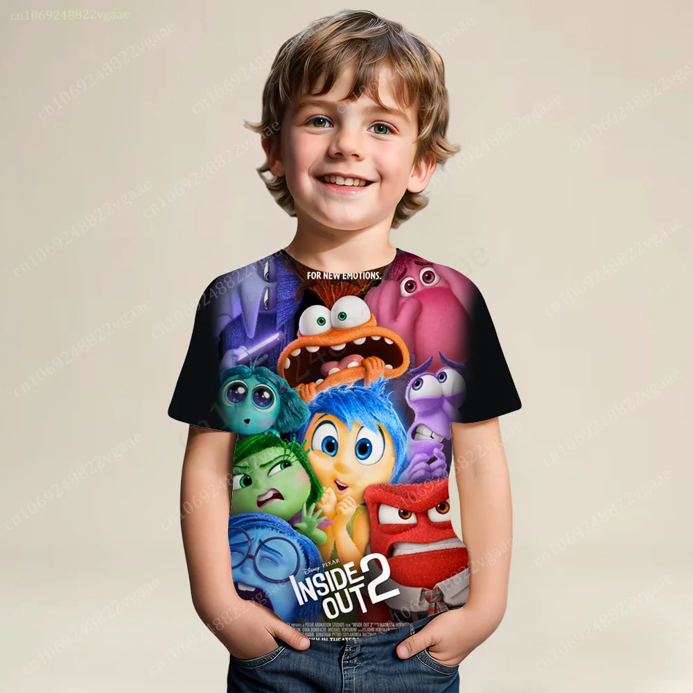 Summer-Inside-Out-2-T-Shirt-Kids-Men-Boys-Cartoon-T-shirt-Short-Sleeve ...