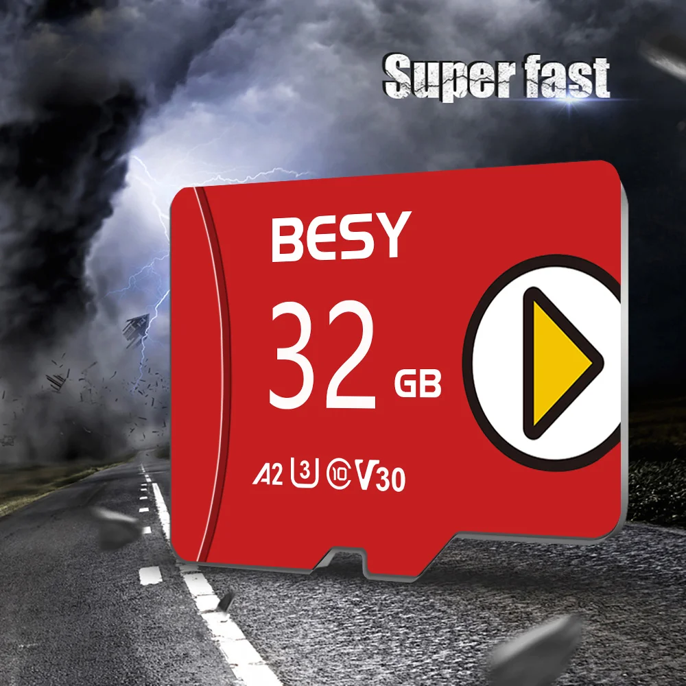 BESY-128GB-High-Speed-C10-U3-Memory-Card-V30-For-Drones-Cameras ...