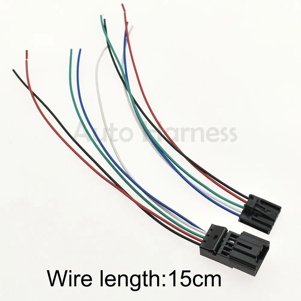 1-Pcs-5-Pins-Car-Steering-Wheel-Male-Plug-Female-Socket-With-Wires ...