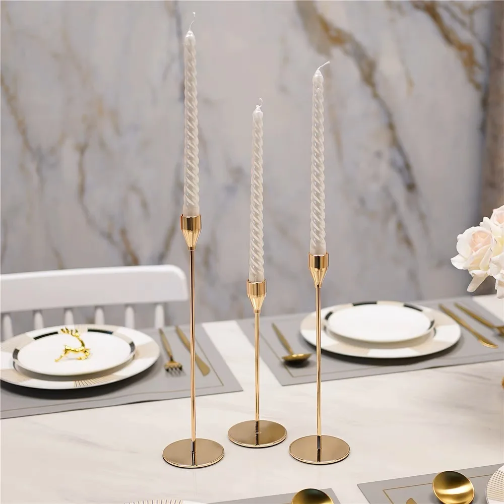 Nordic-Retro-Black-Brass-Candlestick-Wedding-Party-Retro-Metal ...