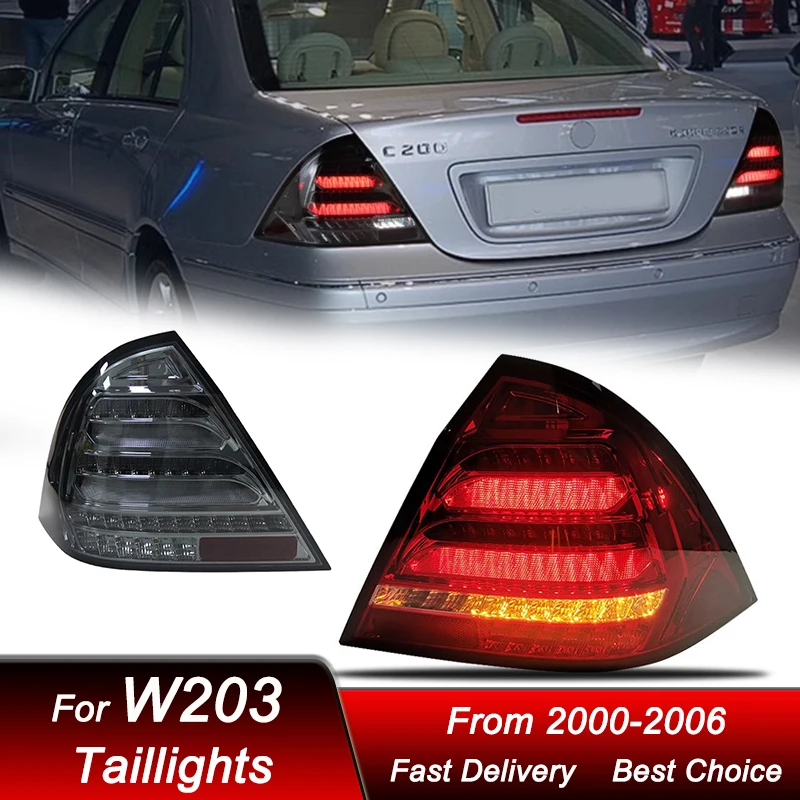 Car Led Tail Lights For Mercedes-Benz C Class W203 2000-2006 new style ...