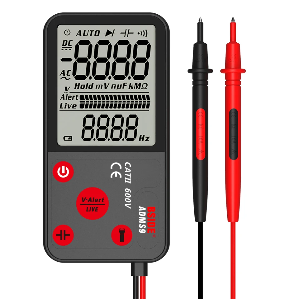 NEW-Digital-Multimeter-Portable-Multitester-Smart-Electrician-Tester-T ...