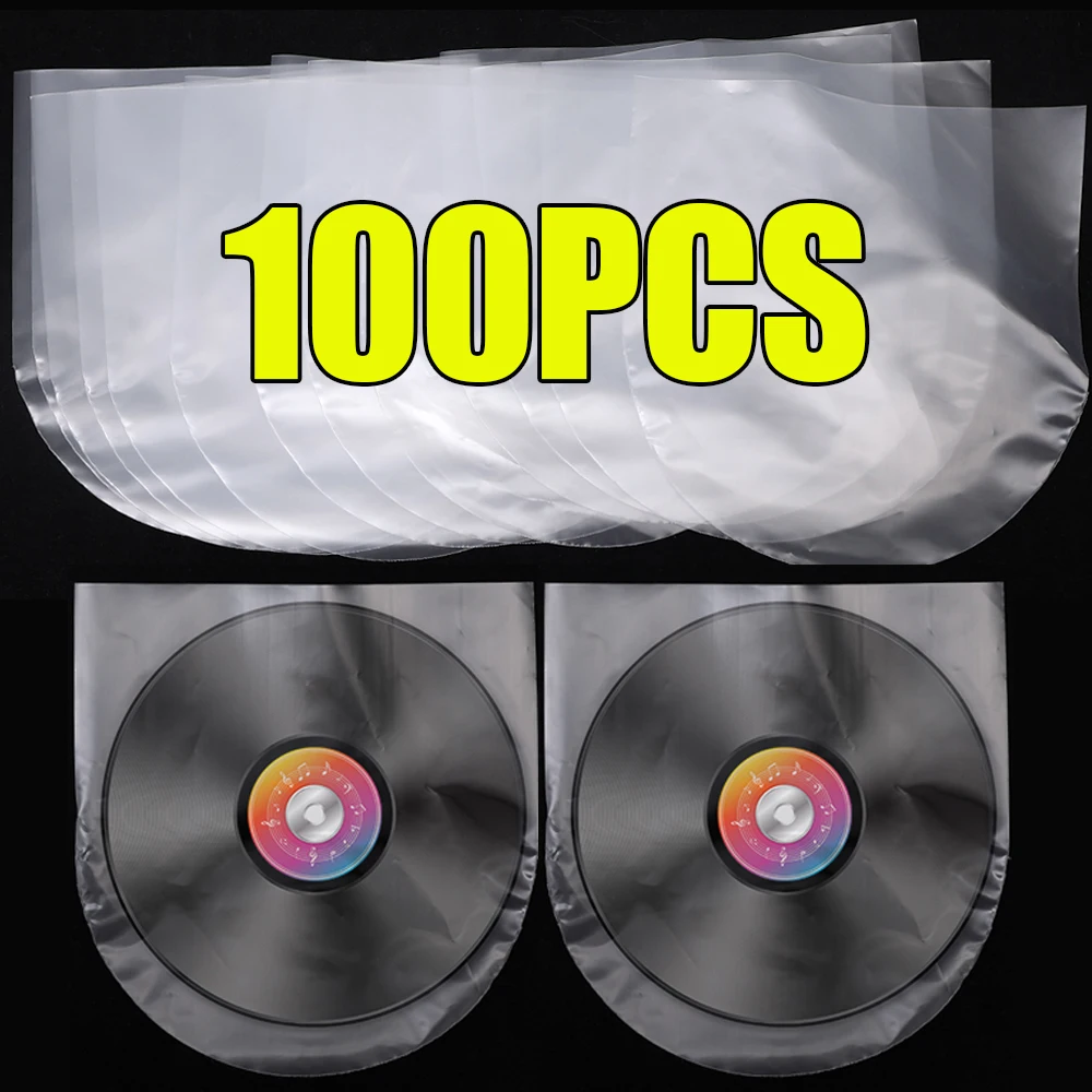 100-10PCS-Clear-Vinyl-Record-Protecter-Dust-Bags-LP-Record-Plastic-Bags ...