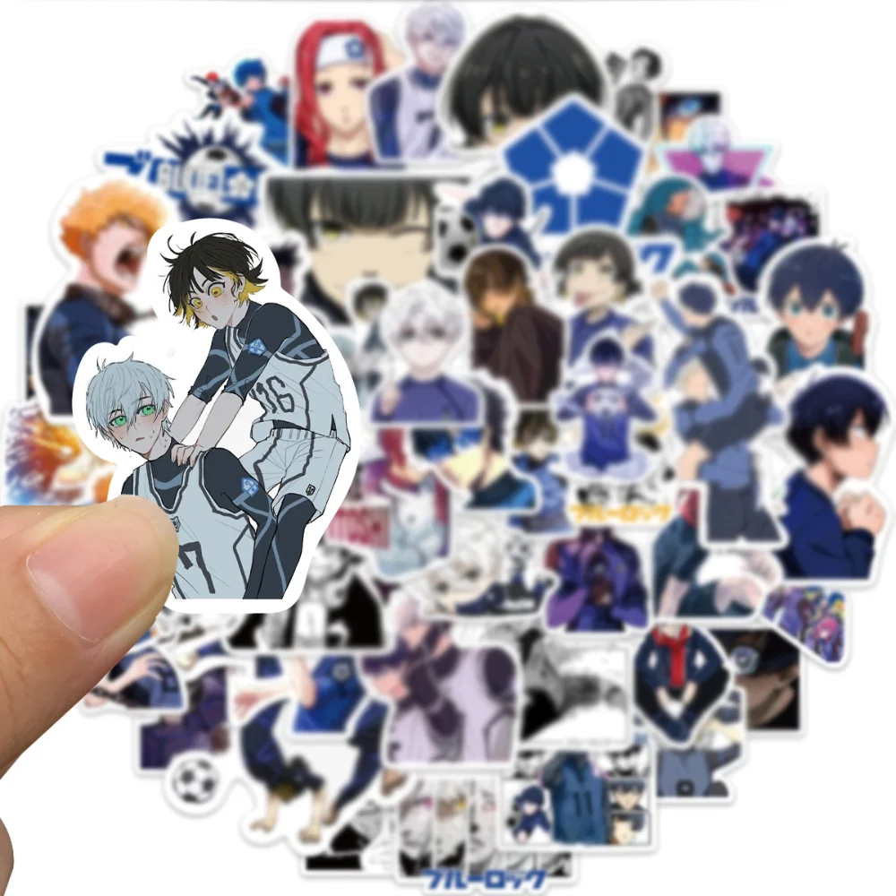 10-50Pcs-Blue-Prison-Key-Stickers-Isagi-Yoichi-Cartoon-Sticker-Decal ...