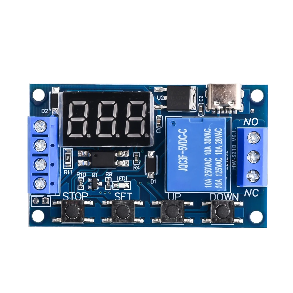 Timer-Relay-Time-Delay-Relay-DC-6-30V-Delay-Controller-Board-Trigger ...