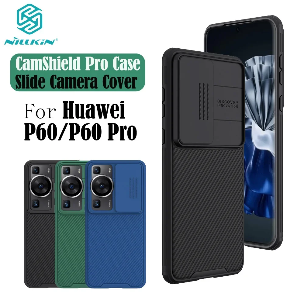 For-Huawei-P60-P60-Pro-Case-NILLKIN-CamShield-Pro-Luxuly-Shockproof ...