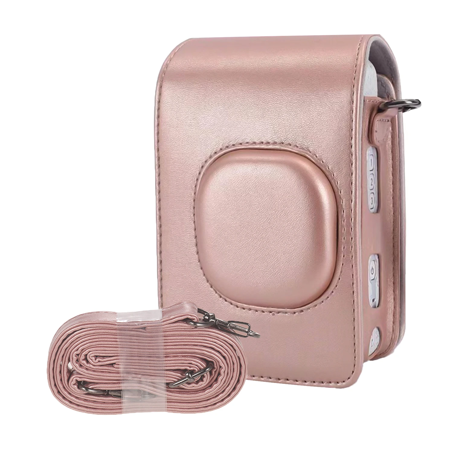 Instant Camera Case Bag Compact Size PU Leather Camera Case with ...
