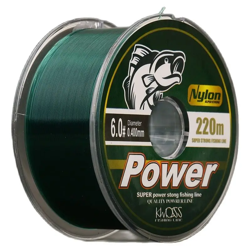 220M Japanese Nylon Fluorocarbon Coated Sea Fishing Boat Fishing Salt ...