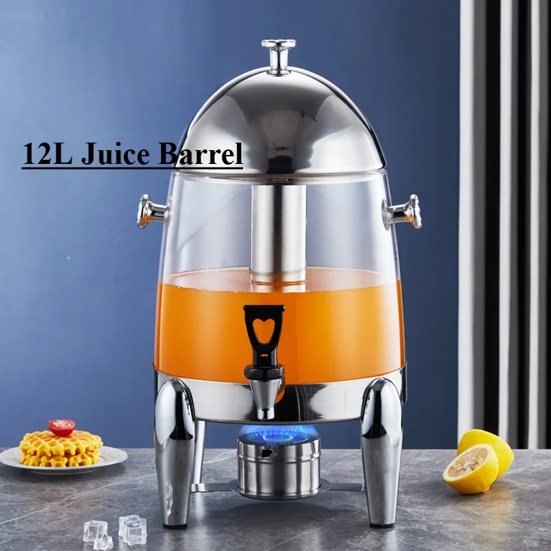 12L-Transparent-Juice-Barrel-Stainless-Steel-Beverage-Machine-Beverage ...