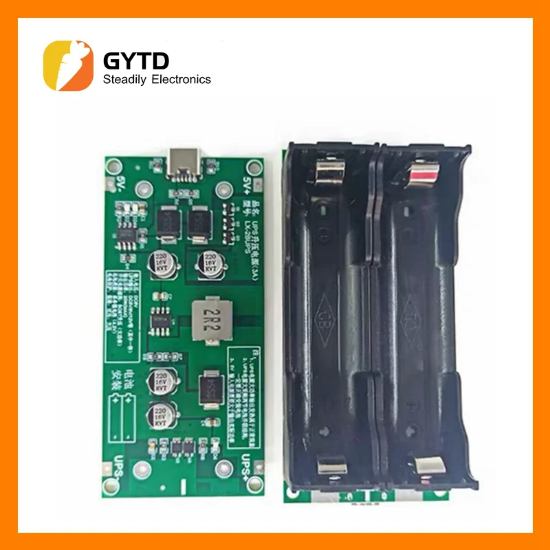 Type-C 15W 3A 18650 Lithium Battery Charger Module DC-DC Step Up ...