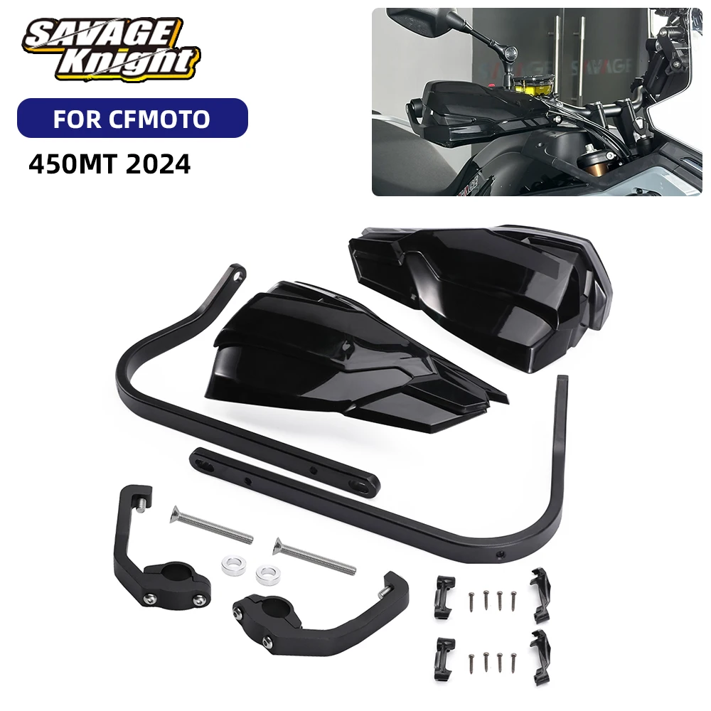 For-CFMOTO-450MT-2024-Handlebar-Windshield-Handguard-MT450-450-MT-Hand ...