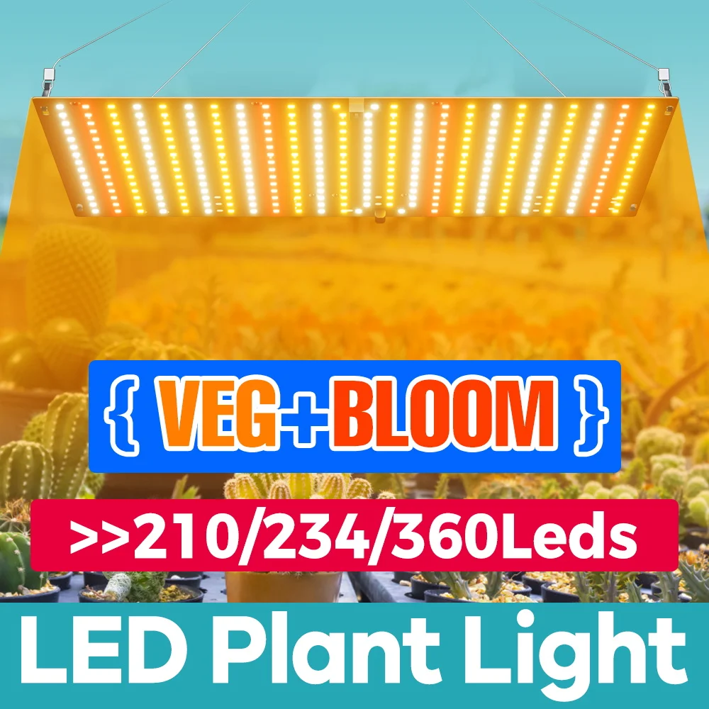 200W Plant Gorw Light LED Full Spectrum 100-240V Growth Box UV IR ...
