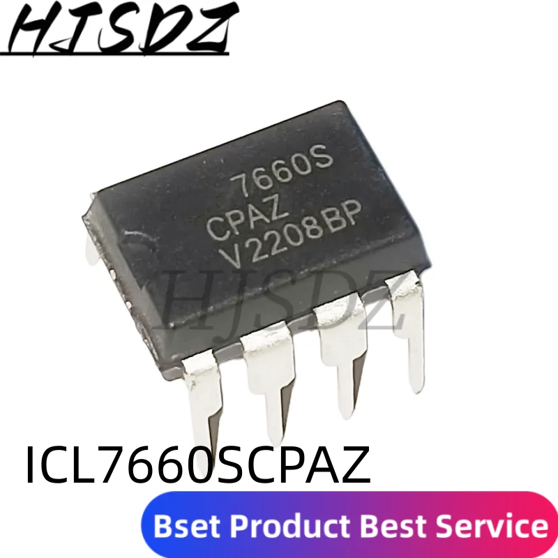 10 unids/lote ICL7660SCPAZ ICL7660 7660 DIP-8 en Stock
