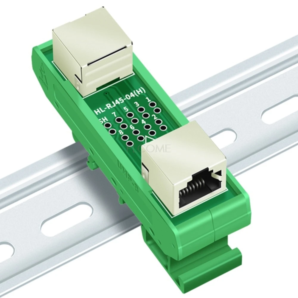 1-10-Channels-RJ45-Female-Breakout-PCB-Board-Network-Cable-Straight ...