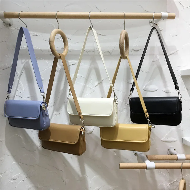 2022-Summer-New-Women-s-Bag-Simple-Fashionable-Solid-Color-Commuting ...