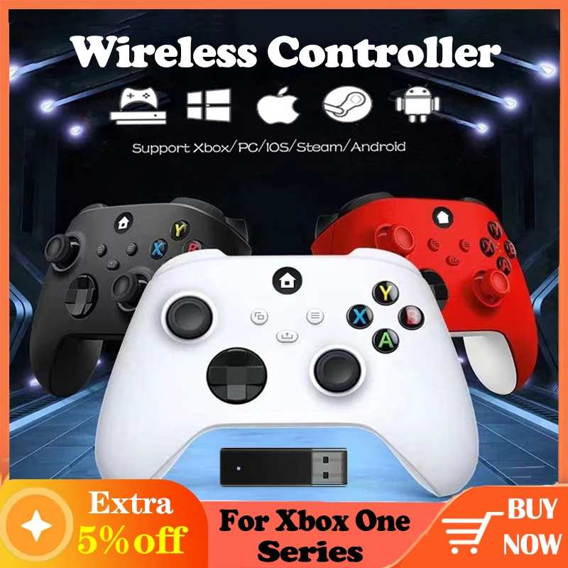 Controller-Wireless-originale-per-Joystick-Xbox-Series-One-X-S-con-ricevitore-per-Controller-PC ...