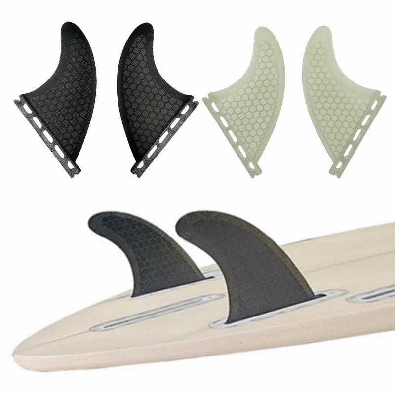 UPSURF-FUTURE-Twin-Keel-Fins-Honeycomb-Surfboard-Rear-Fin-Foil-0-50-GX ...