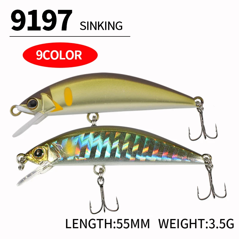 1Pcs-55mm-3-5g-Minnow-Lure-Sinking-Fishing-Bait-Freshwater-Mini-Japan ...