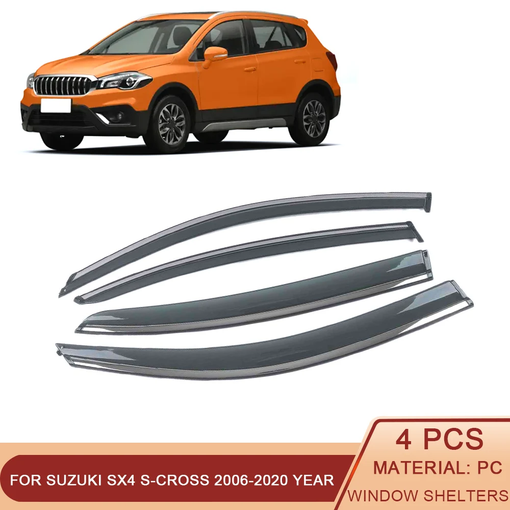 For Suzuki SX4 S Cross GY JY 2006 2020 Car Window Sun Rain Shade Visor ...