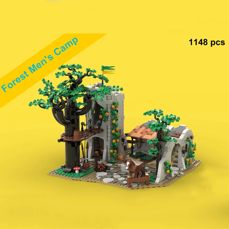 Forest Series MOC Outpost Men's Camp Street View Architecture Building ...