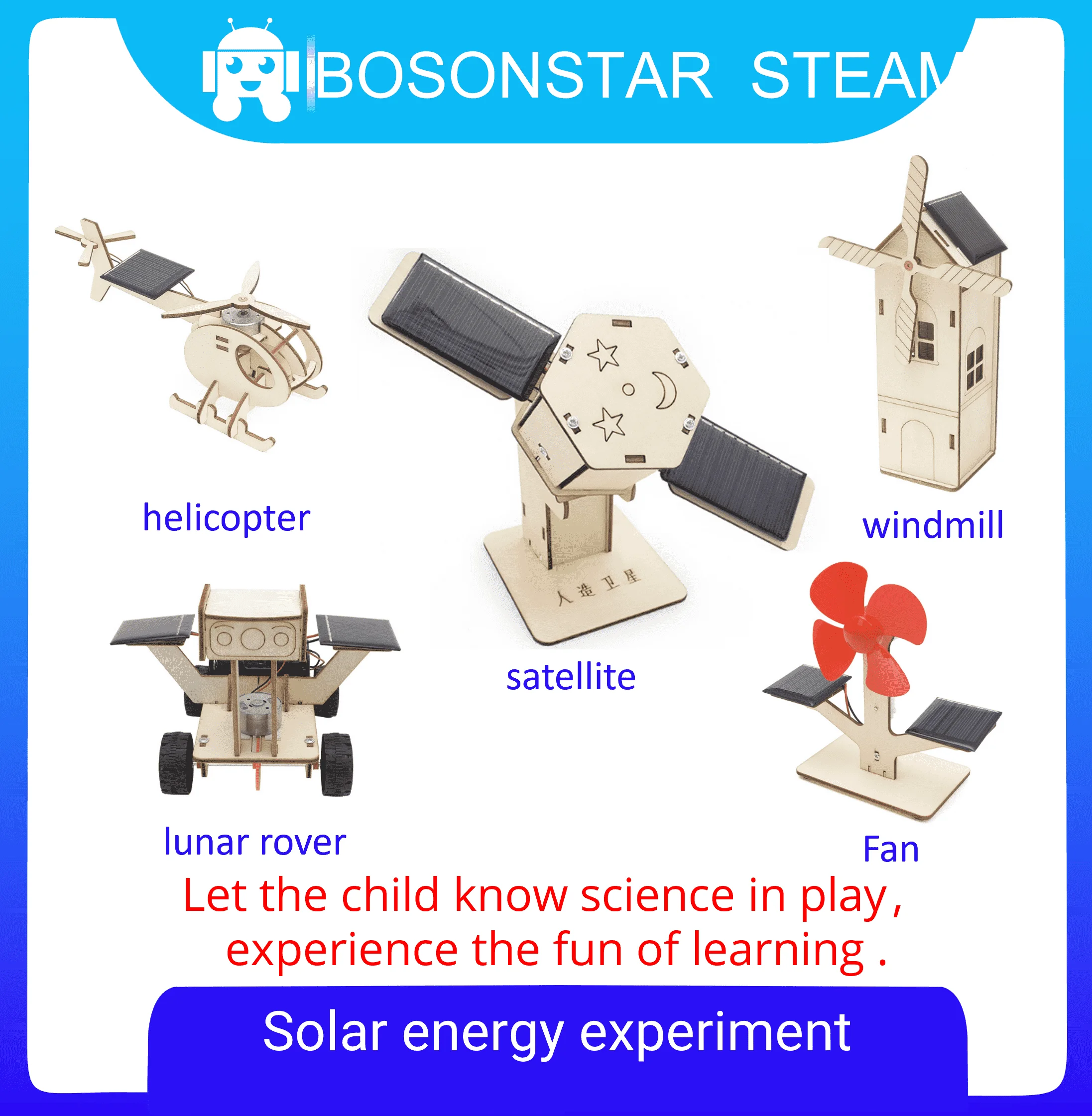 DIY-monte-Model-helikopter-uydu-ay-Rover-f-r-ldak-Fan-g-ne-enerjisi ...