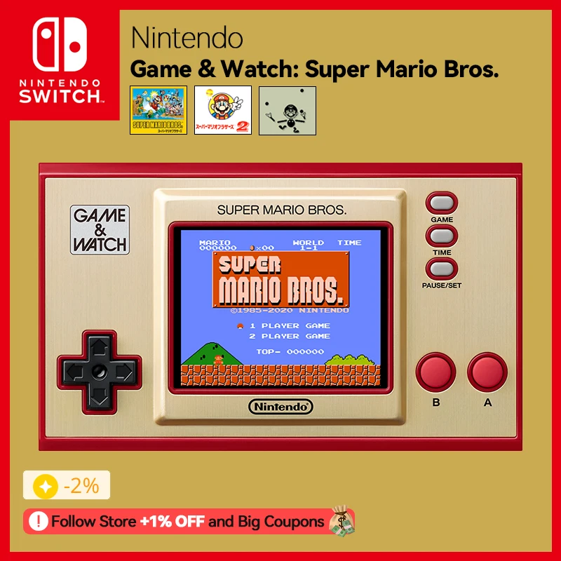 Nintendo-Super-Mario-Game-and-Watch-Super-Mario-Bros-Dendy-Game-Console ...