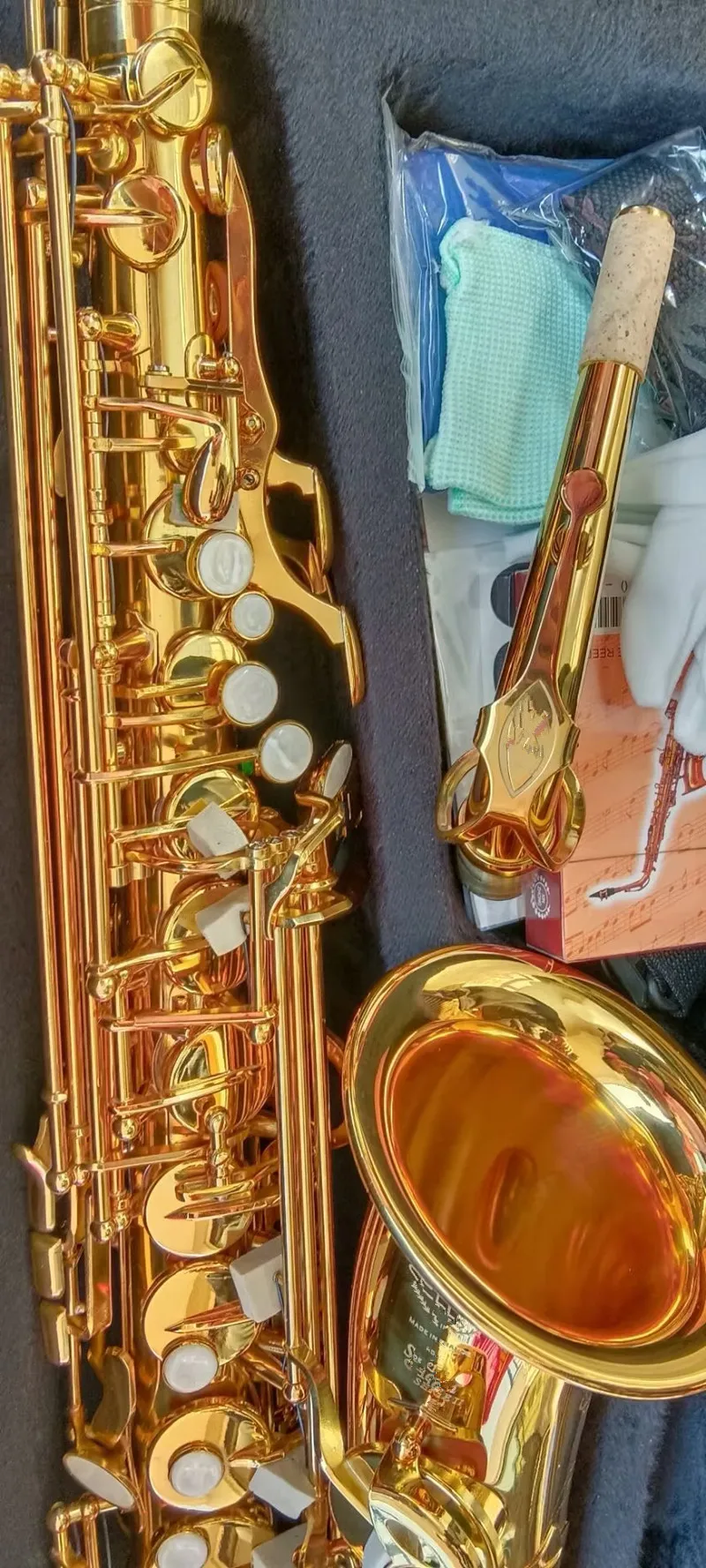 Profession-SAS-802-Super-Action-Serie-II-Alto-Eb-Saxophone-Brass-Gold ...