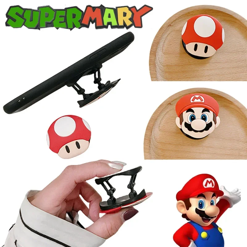 Super-Mario-Bros-Suporte-Do-Telefone-Dobr-vel-Anel-De-Dedo-Suporte-De ...