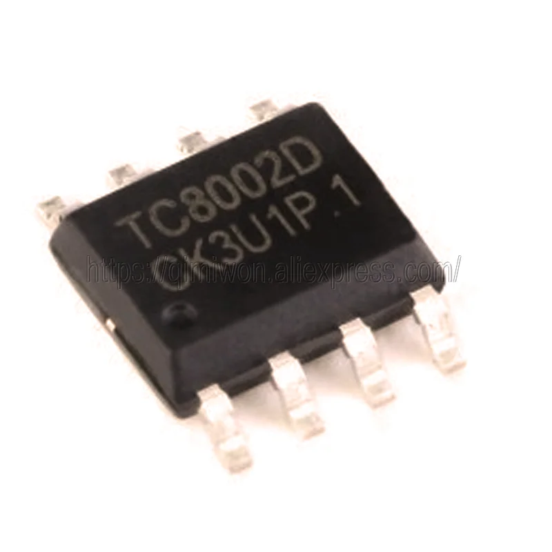 10 pçs/lote TC8002D 8002D 3W SOP8 amplificador de áudio amplificador de ...