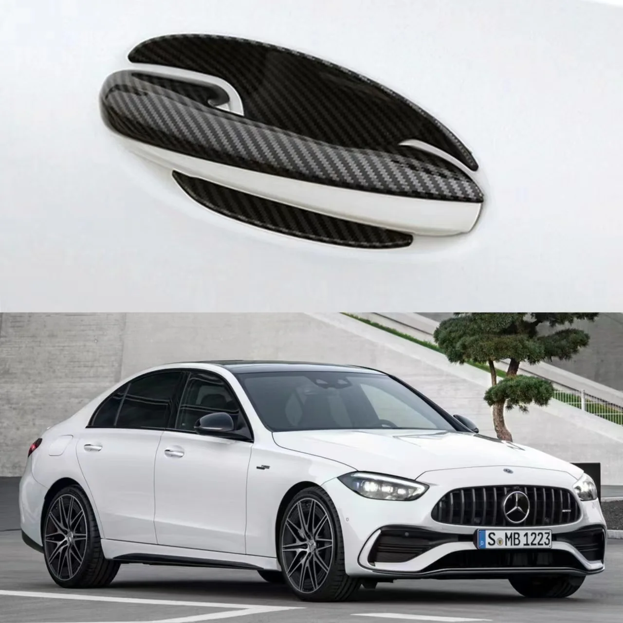 Suitable-for-22-23-Mercedes-Benz-new-C-Class-C260L-C200-handle-door-protection-shell-carbon.jpg