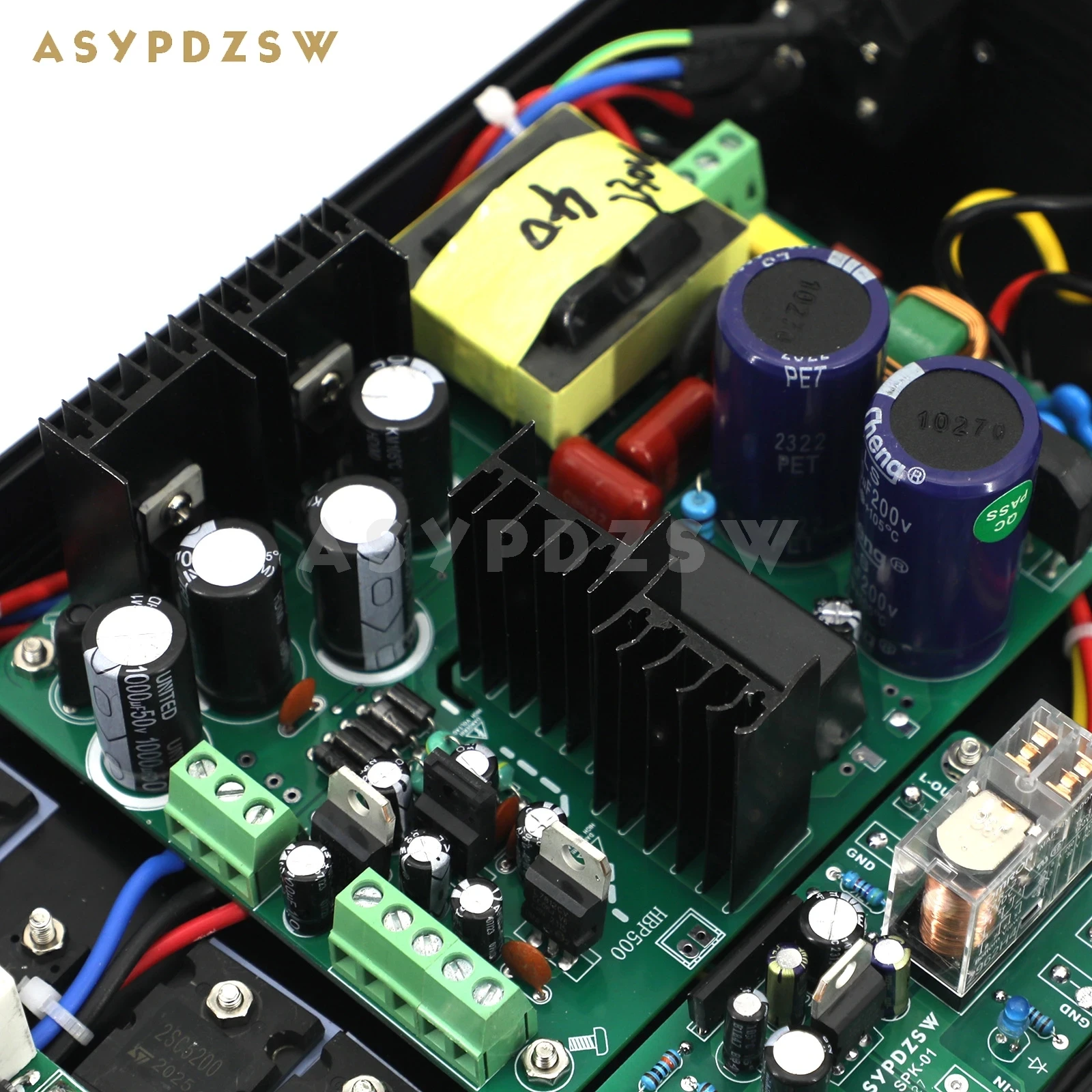 NAP250 MOD 2SC5200 MINI Stereo Power amplifier Base on UK NAIM circuit ...