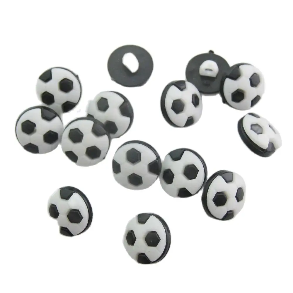 NBNOAN-50Pcs-13MM-Combined-Football-Style-Nylon-Black-Buttons-For ...