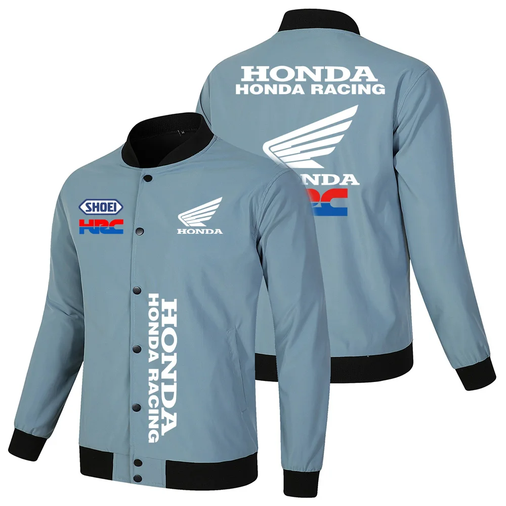 Honda racing men's clothing printed outdoor zipper jacket, fashionable ...