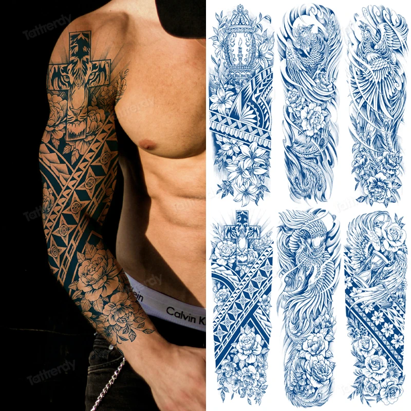 Tattoo Sleeve Designs For Men On Paper