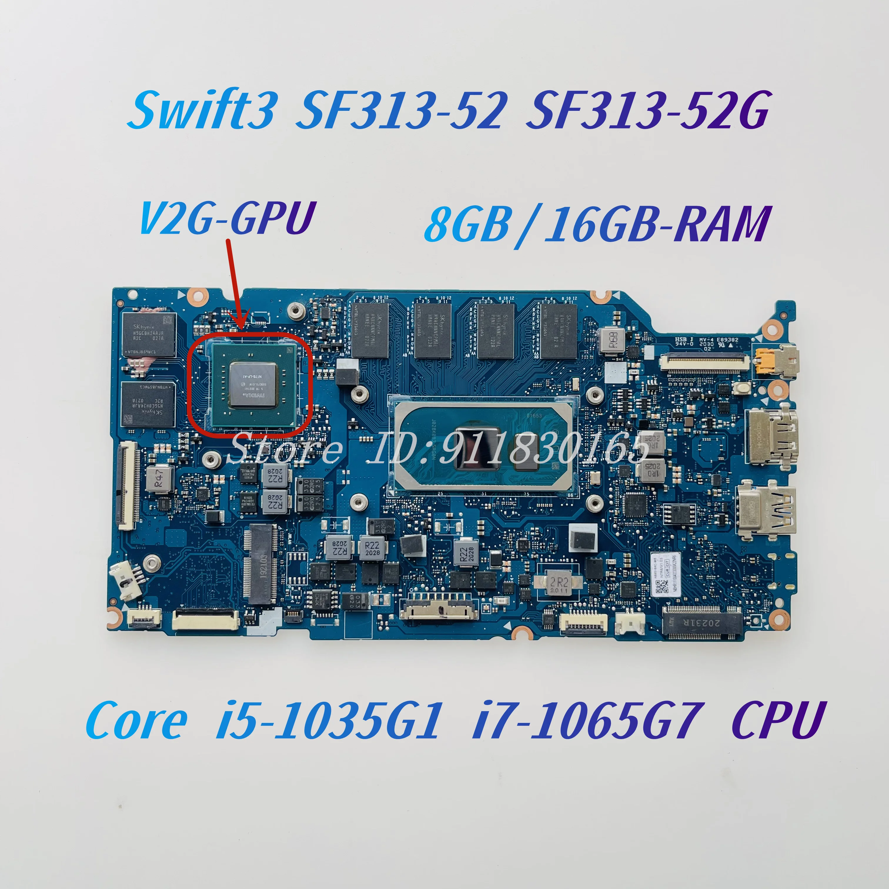 NB8511-PCB-MB-V4-V5-For-Acer-Swift-SF313-52-SF313-52G-Laptop ...
