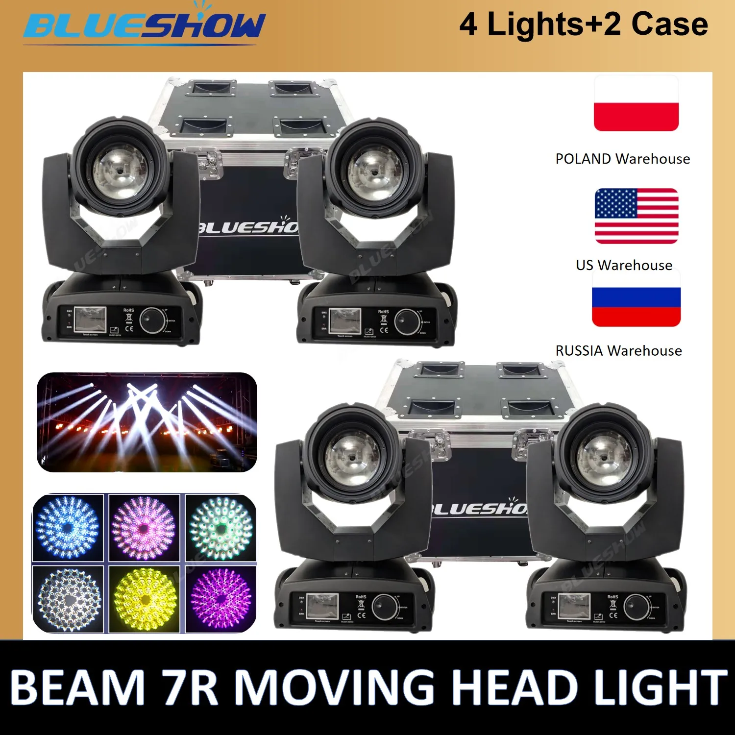 0 Tax 230W 7R beam head lights touch screen Sharpy beam moving head ...
