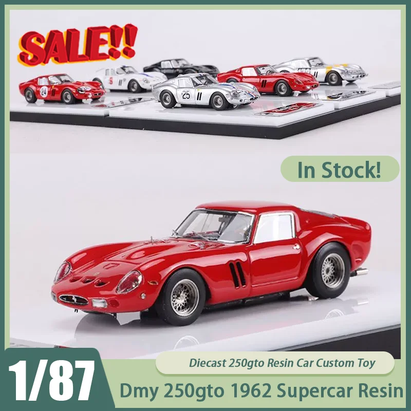 New In Stock Dmy 1:87 250gto 1962 Supercar Resin Car Model Miniature ...