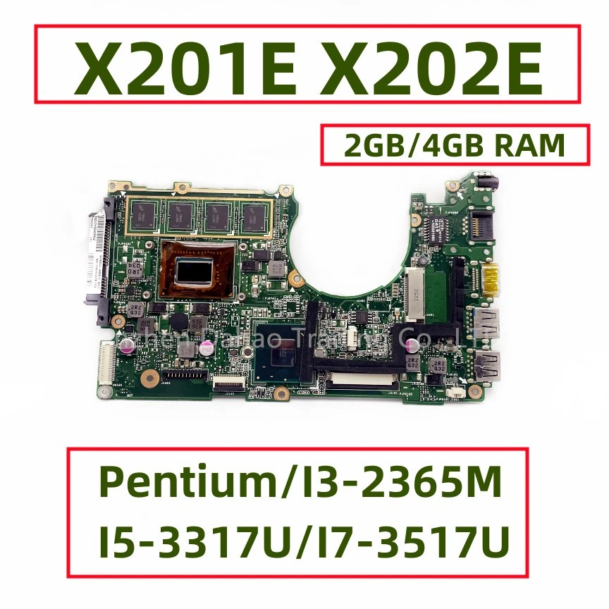 For Asus X201E X202E S200E X202EP X202EV Laptop Motherboard With ...